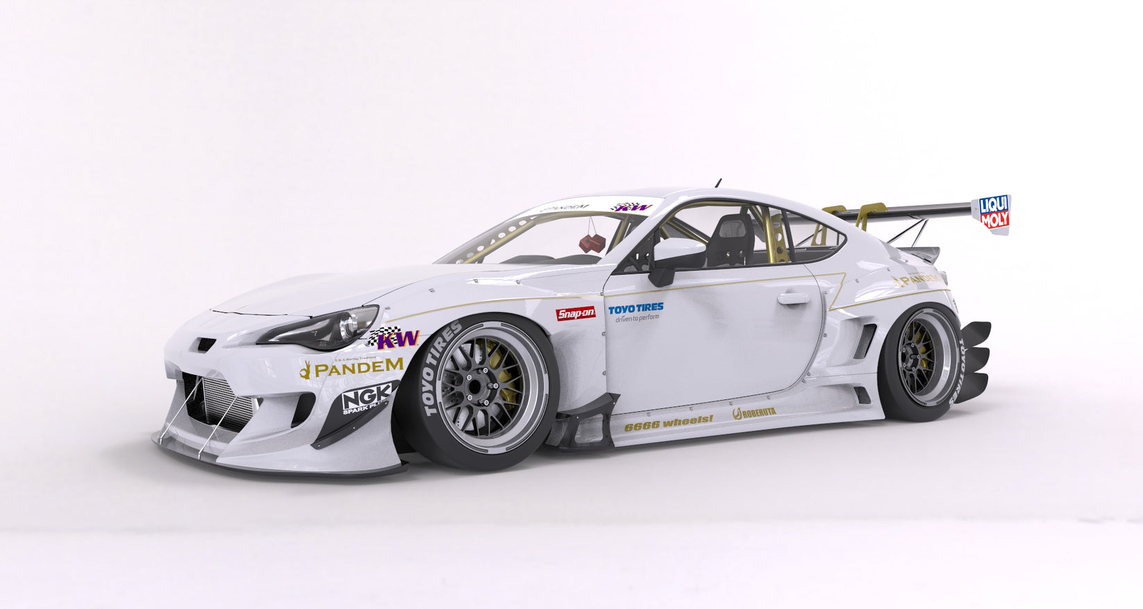 Rocket Bunny Racing | V3.0 BRZ [ ZN-6 ] - GT86 - FR-S + Wing [Options ...