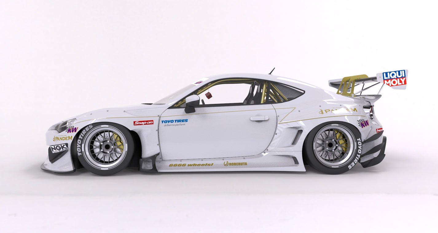 Rocket Bunny Racing | V3.0 BRZ [ ZN-6 ] - GT86 - FR-S + Wing [Options ...