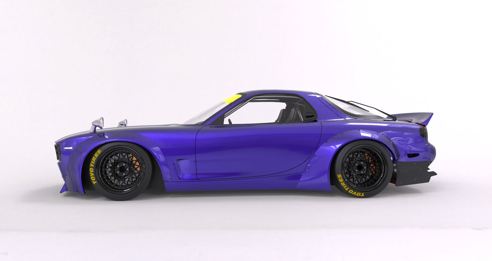 Pandem | V1.0 Mazda FD RX-7 FD3S BOSS + Duck Wing | 1991 - 2000 ...