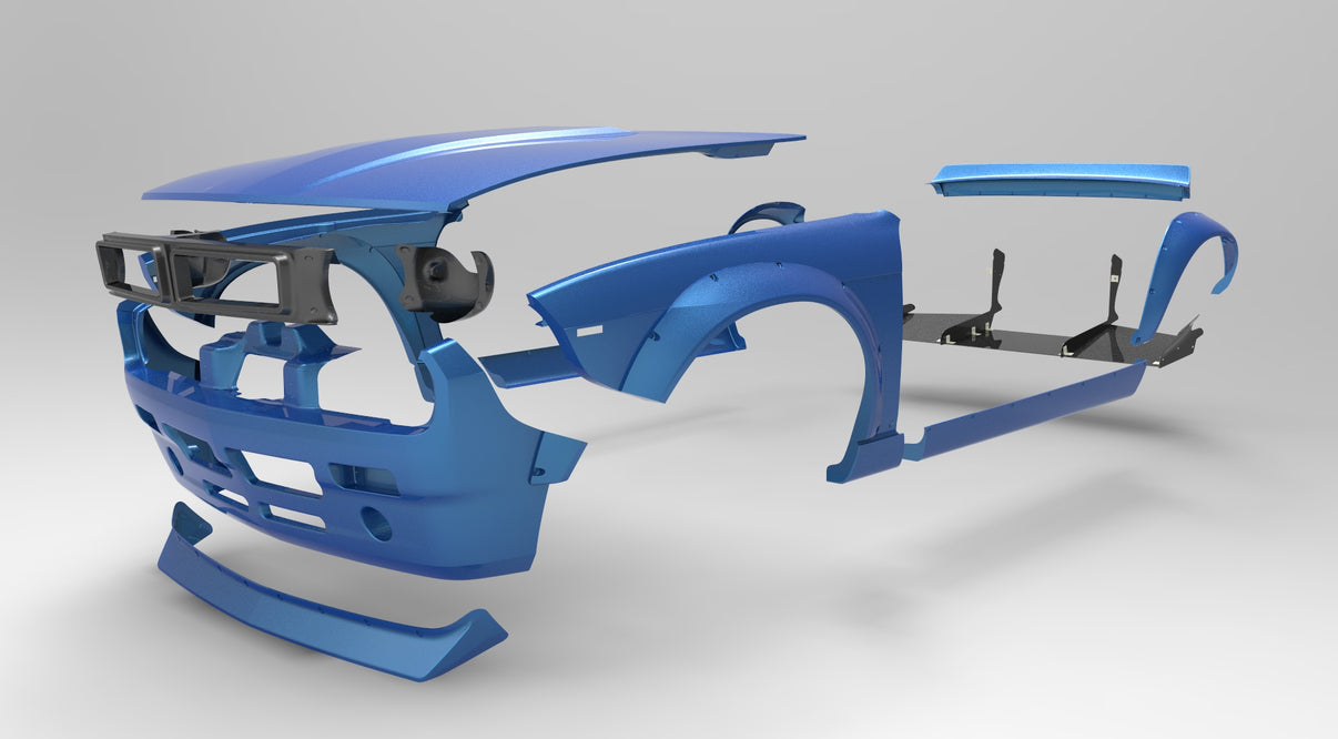 Rocket Bunny Racing | V2.0 Nissan Silvia BOSS [S14] + Duck Wing | 1995 ...