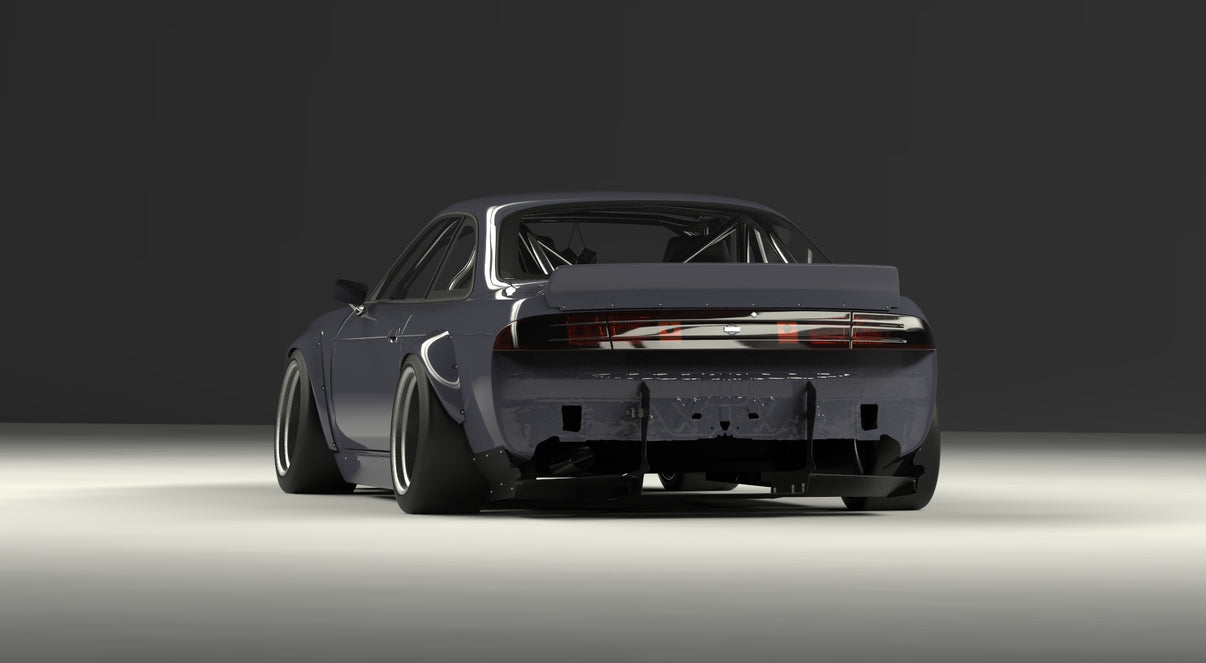 Rocket Bunny Racing | V2.0 Nissan Silvia BOSS [S14] + Duck Wing | 1995 ...