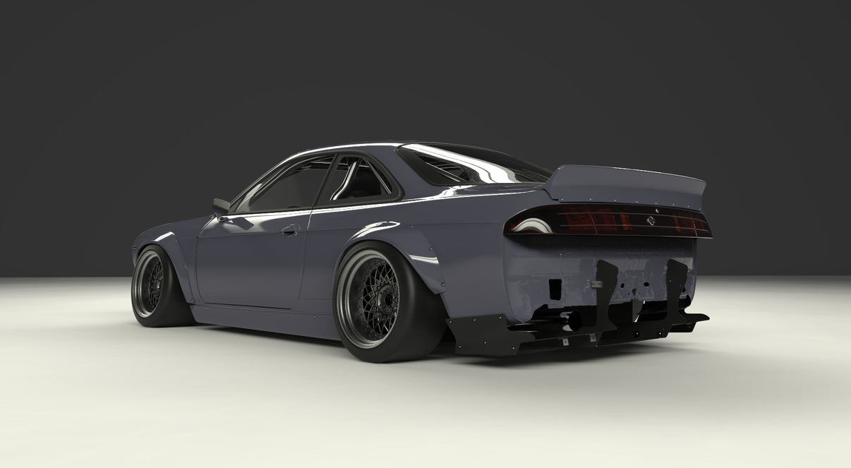 Rocket Bunny Racing | V2.0 Nissan Silvia BOSS [S14] + Duck Wing | 1995 ...