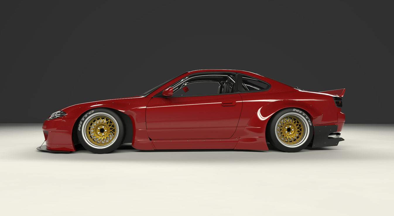 Rocket Bunny Racing | V1.0 Nissan Silvia [S15] + Duck Wing | 1999 - 20 ...