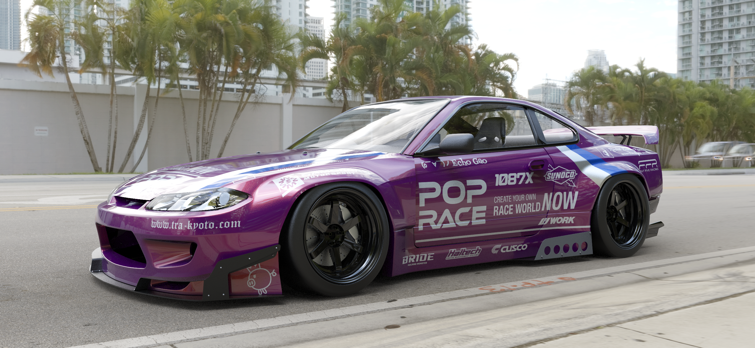 Pandem | V2.5 Nissan Silvia [S15] + Mid-Rise Wing | 1999 - 2003 ...